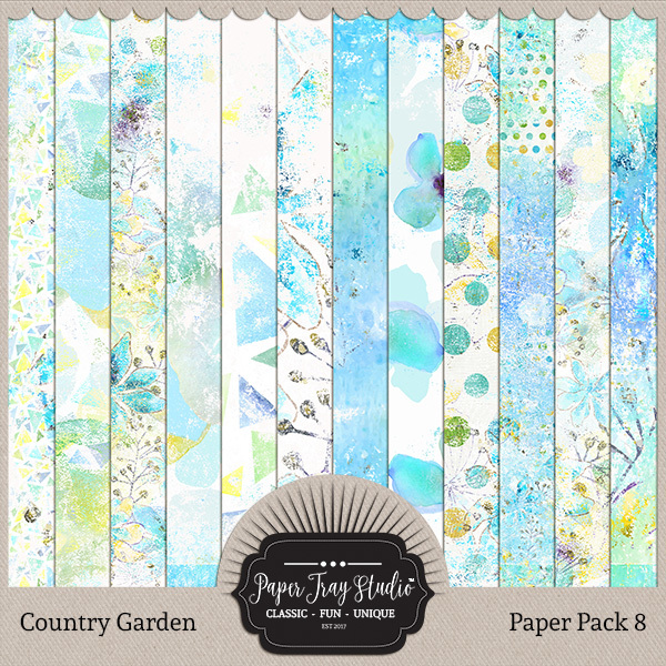 Country Garden II - Set 4 | Digital Art