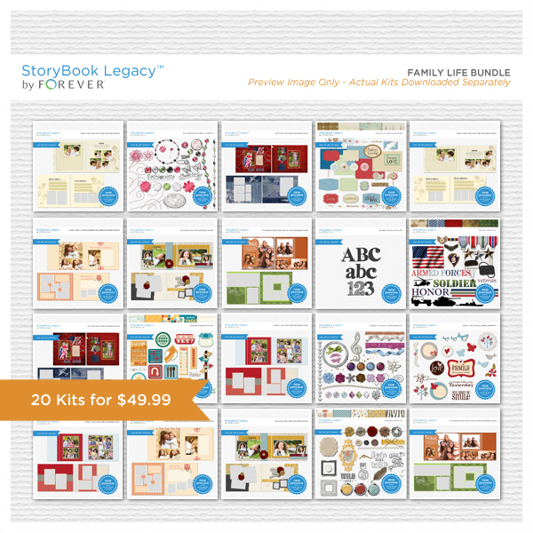 Family Life StoryBook Legacy™ Bundle | Digital Art