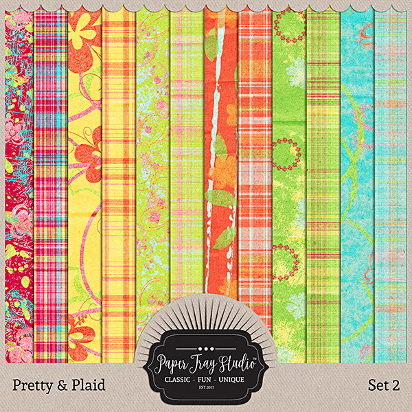 Pretty & Plaid - Set 2 | Digital Art