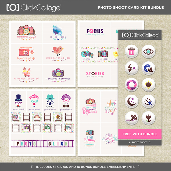 Photoshoot Card Kit Bundle | Digital Art