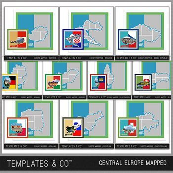 Europe Mapped - Complete Bundle | Digital Art