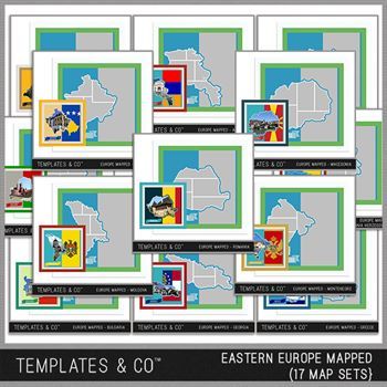 Europe Mapped - Complete Bundle | Digital Art