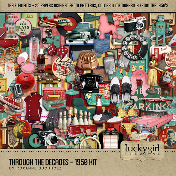 Through The Decades - 1950 Papers | Digital Art