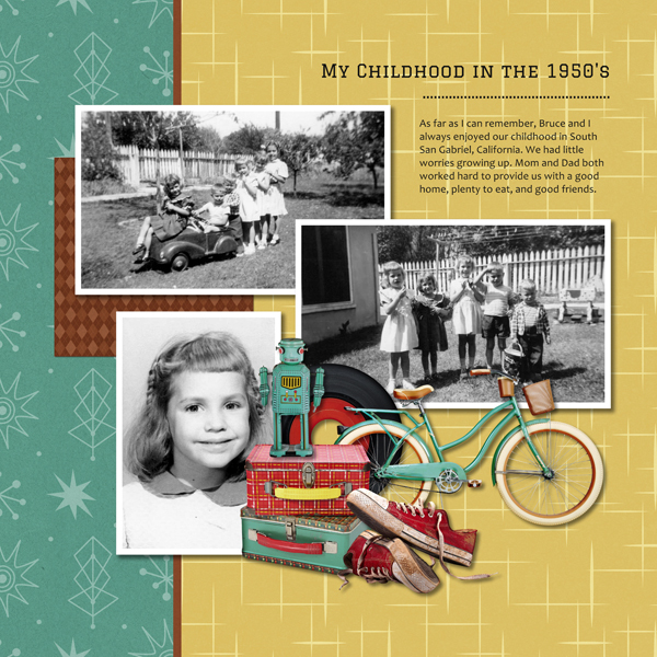 Through The Decades - 1950 Papers | Digital Art