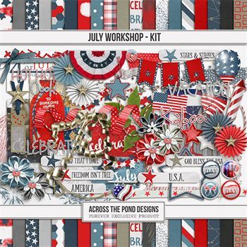 July Workshop - Page Kit | Digital Art