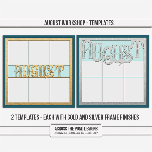 August Workshop - Templates | Digital Art