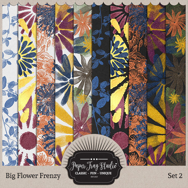 Big Flower Frenzy - Bundle | Digital Art