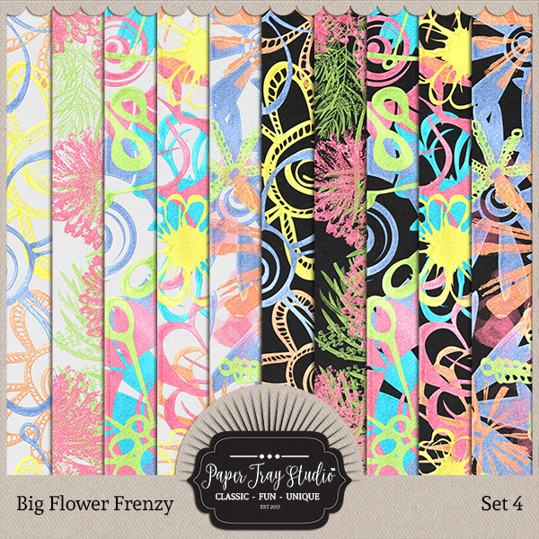 Big Flower Frenzy - Bundle | Digital Art