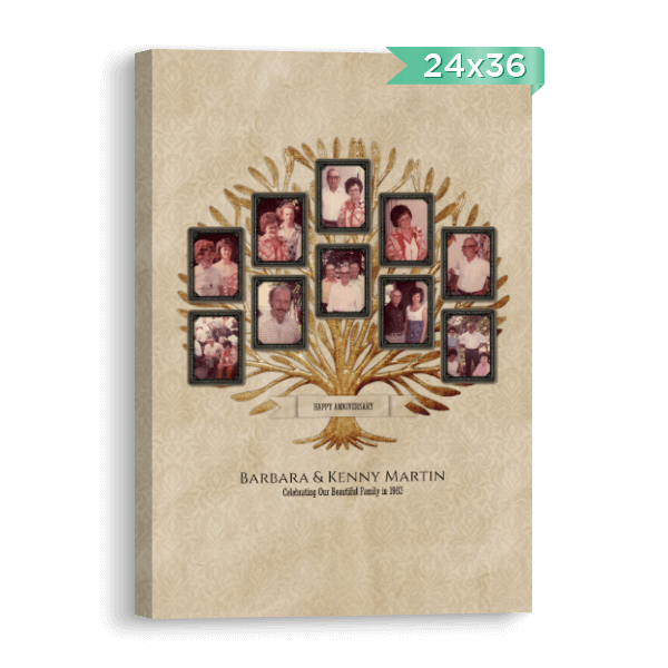Vintage Family Tree 1 | Canvas