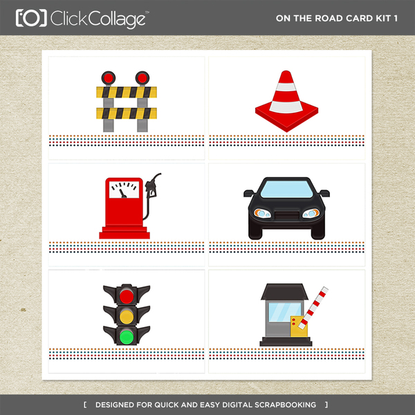 On The Road Card Kit 1 | Digital Art