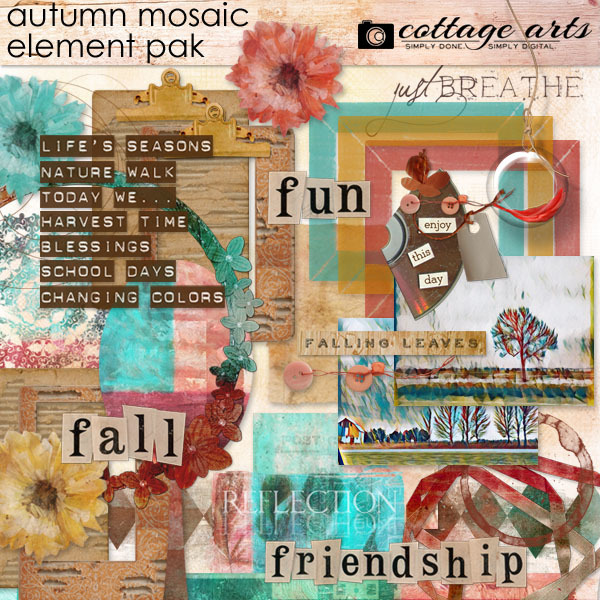 Autumn Mosaic Collection | Digital Art