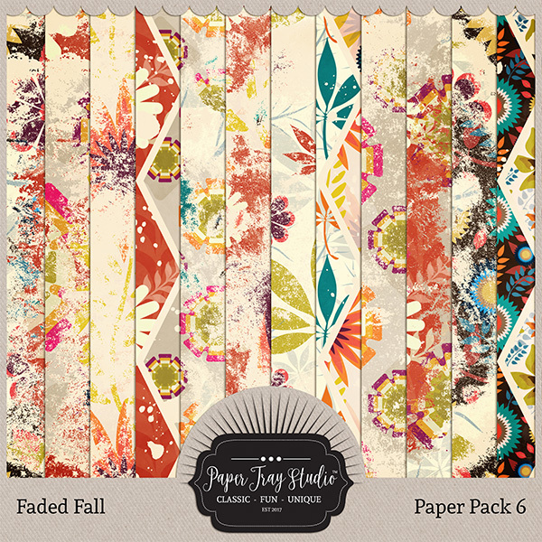 Faded Fall Collection - Set 6 | Digital Art