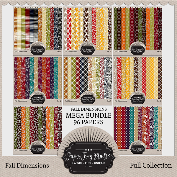 Fall Dimensions - Mega Bundle (sets 1-8) | Digital Art