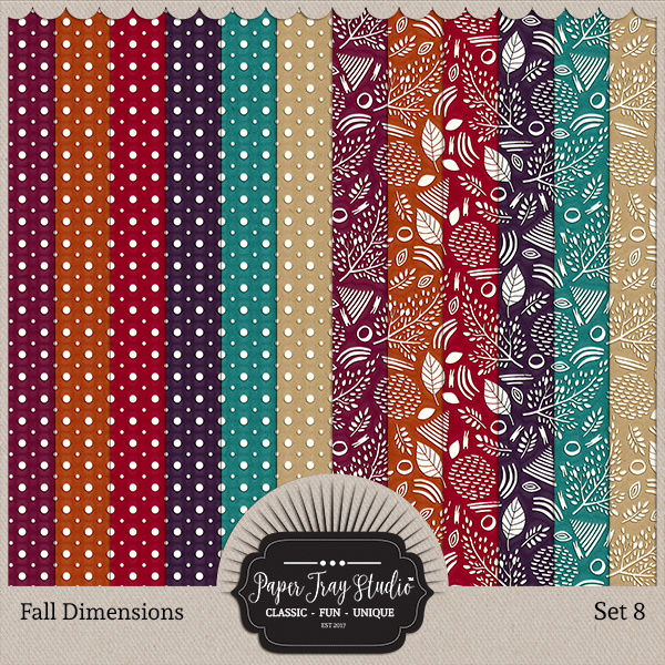 Fall Dimensions - Bundled Sets 5-8 | Digital Art