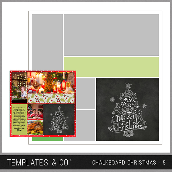 Chalkboard Christmas 8 | Digital Art