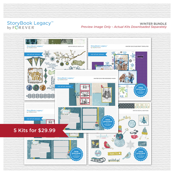 Winter StoryBook Legacy™ Bundle | Digital Art