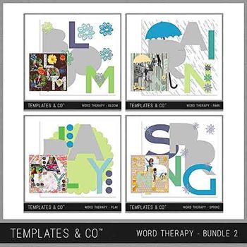 Word Therapy - All Seasons Bundle | Digital Art