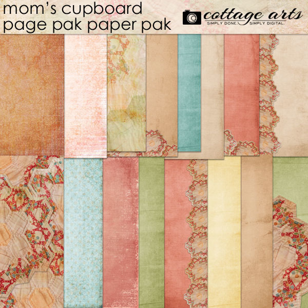 Mom’s Cupboard Paper Pak | Digital Art