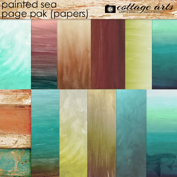 Painted Sea Collection | Digital Art