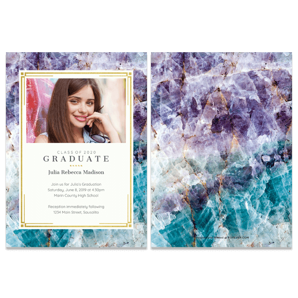 Elegant Quartz Grad | Card