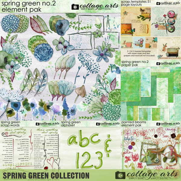 Spring Green Collection | Digital Art