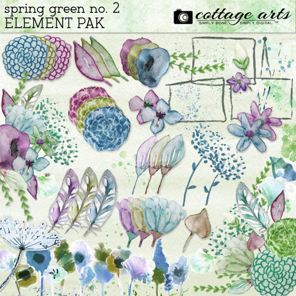 Spring Green Collection | Digital Art