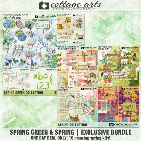 Spring Green And Spring Exclusive Bundle | Digital Art