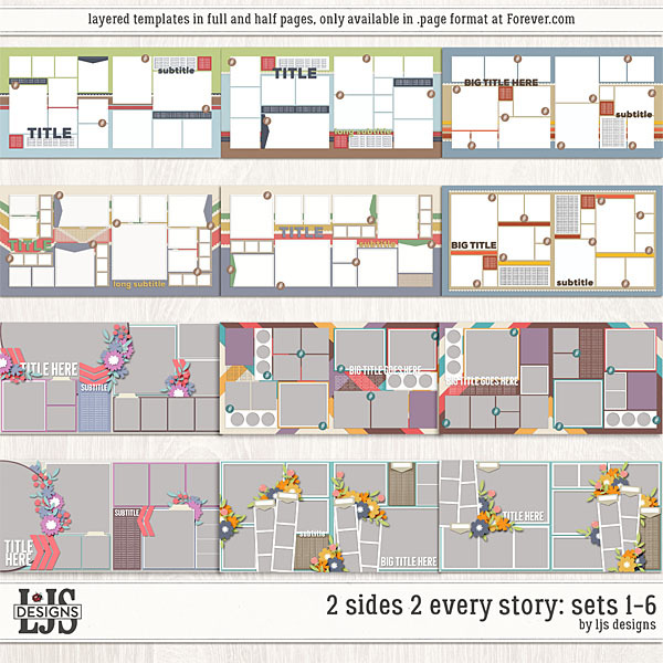 2 Sides 2 Every Story - Sets 1-6 | Digital Art