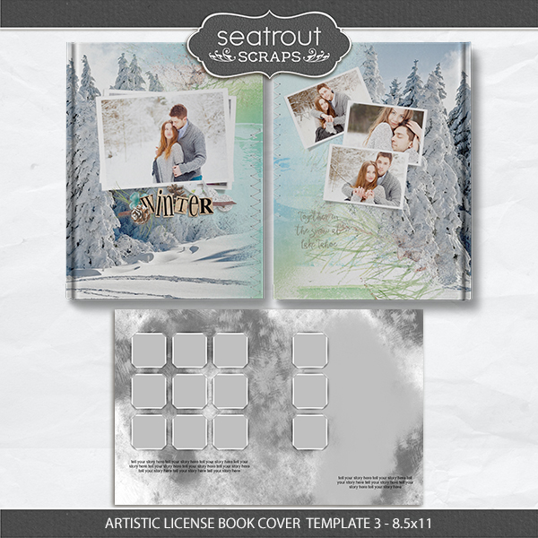 Artistic License Book Cover Template Bonus Bundle - 8.5x11 | Digital Art