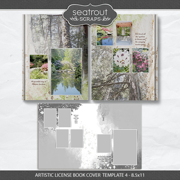 Artistic License Book Cover Template Bonus Bundle - 8.5x11 | Digital Art