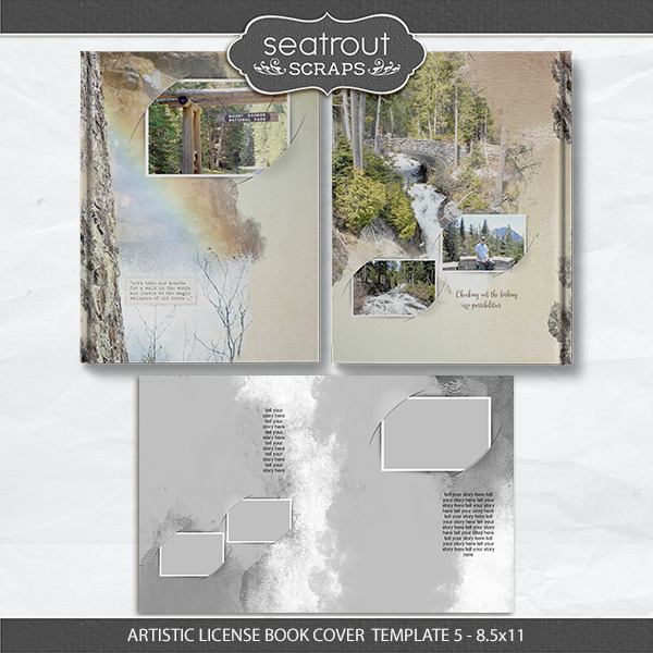 Artistic License Book Cover Template Bonus Bundle - 8.5x11 | Digital Art