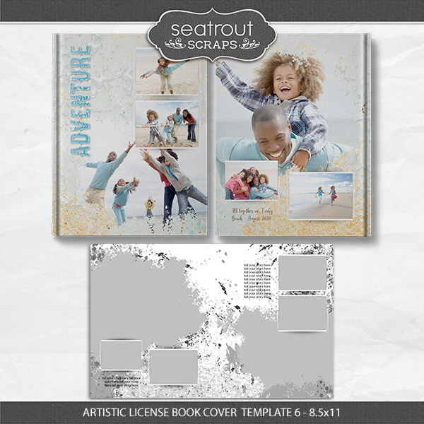 Artistic License Book Cover Template Bonus Bundle - 8.5x11 | Digital Art