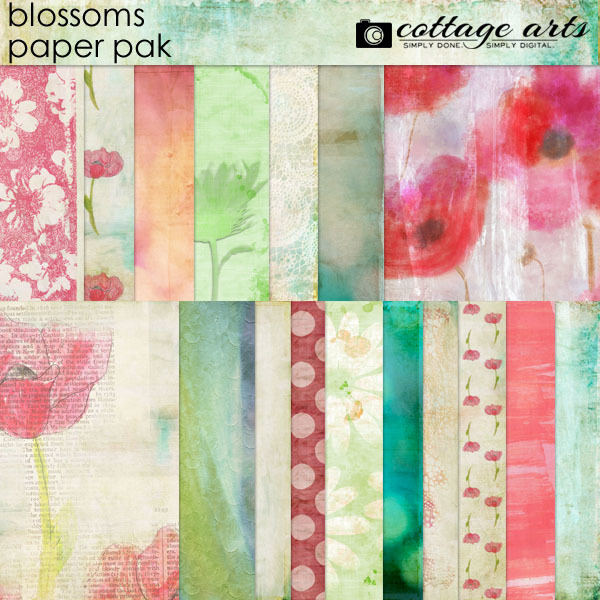 Blossoms Paper Pak | Digital Art