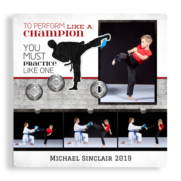 Martial Arts Champion Panel | Metal Wall Panel | FOREVER.com