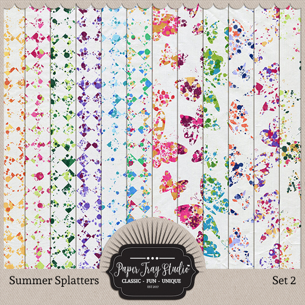 Summer Splatters Set 2 | Digital Art