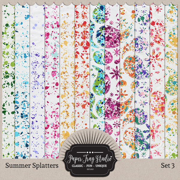 Summer Splatters Set 3 | Digital Art