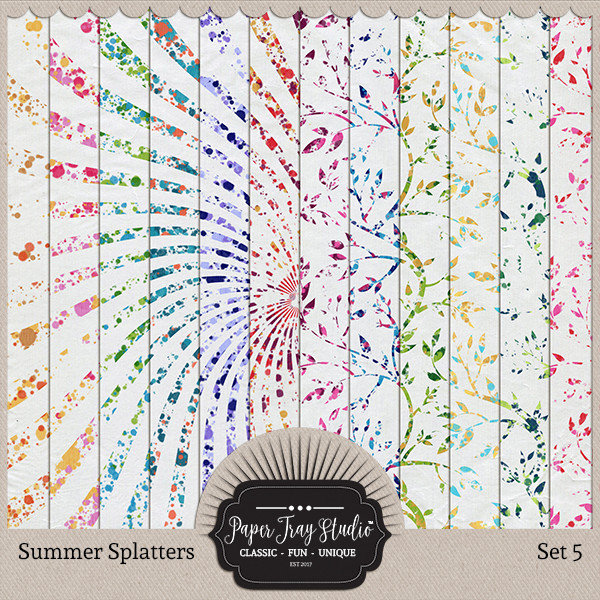 Summer Splatters Set 5 | Digital Art