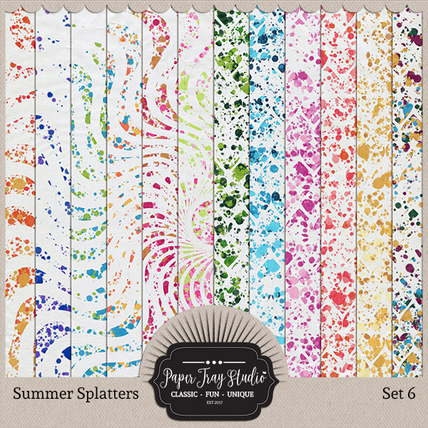 Summer Splatters Set 6 | Digital Art