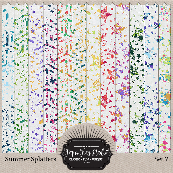 Summer Splatters Set 7 | Digital Art
