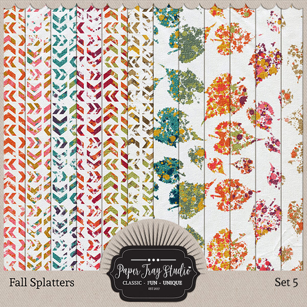 Fall Splatters Set 5 | Digital Art
