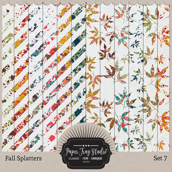 Fall Splatters Set 7 | Digital Art