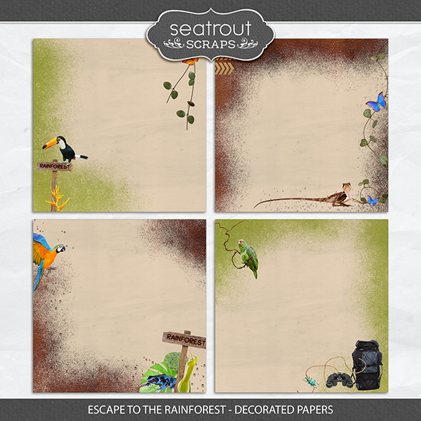 Escape to the Rainforest - Bundle | Digital Art