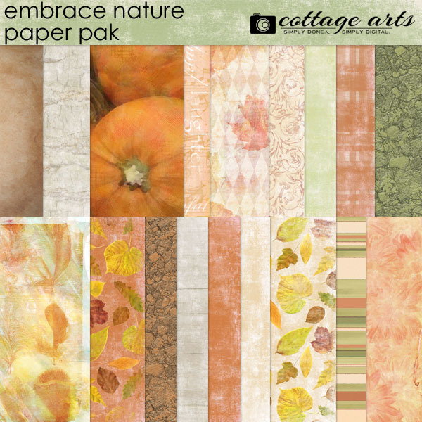 Embrace Nature Paper Pak | Digital Art