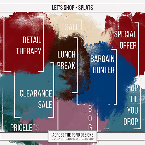 Let's Shop Complete Collection | Digital Art