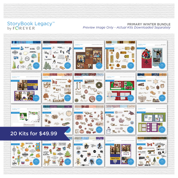 Primary Winter StoryBook Legacy™ Bundle | Digital Art