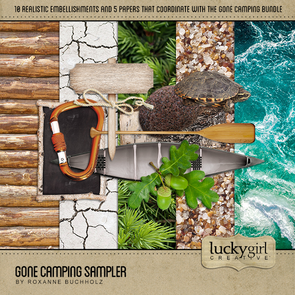 Gone Camping Sampler | Digital Art