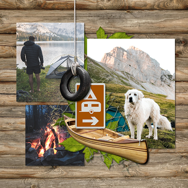 Gone Camping Papers | Digital Art