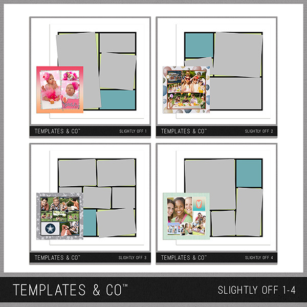 Slightly Off 1-4 | Digital Art