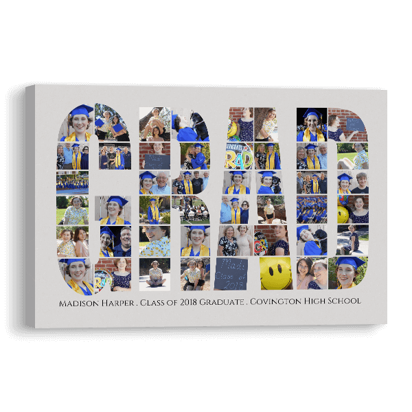 Grad Word Collage Canvas | Canvas Print | FOREVER.com