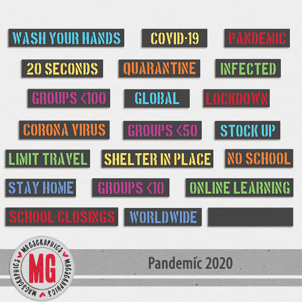 Pandemic 2020 Bundle | Digital Art